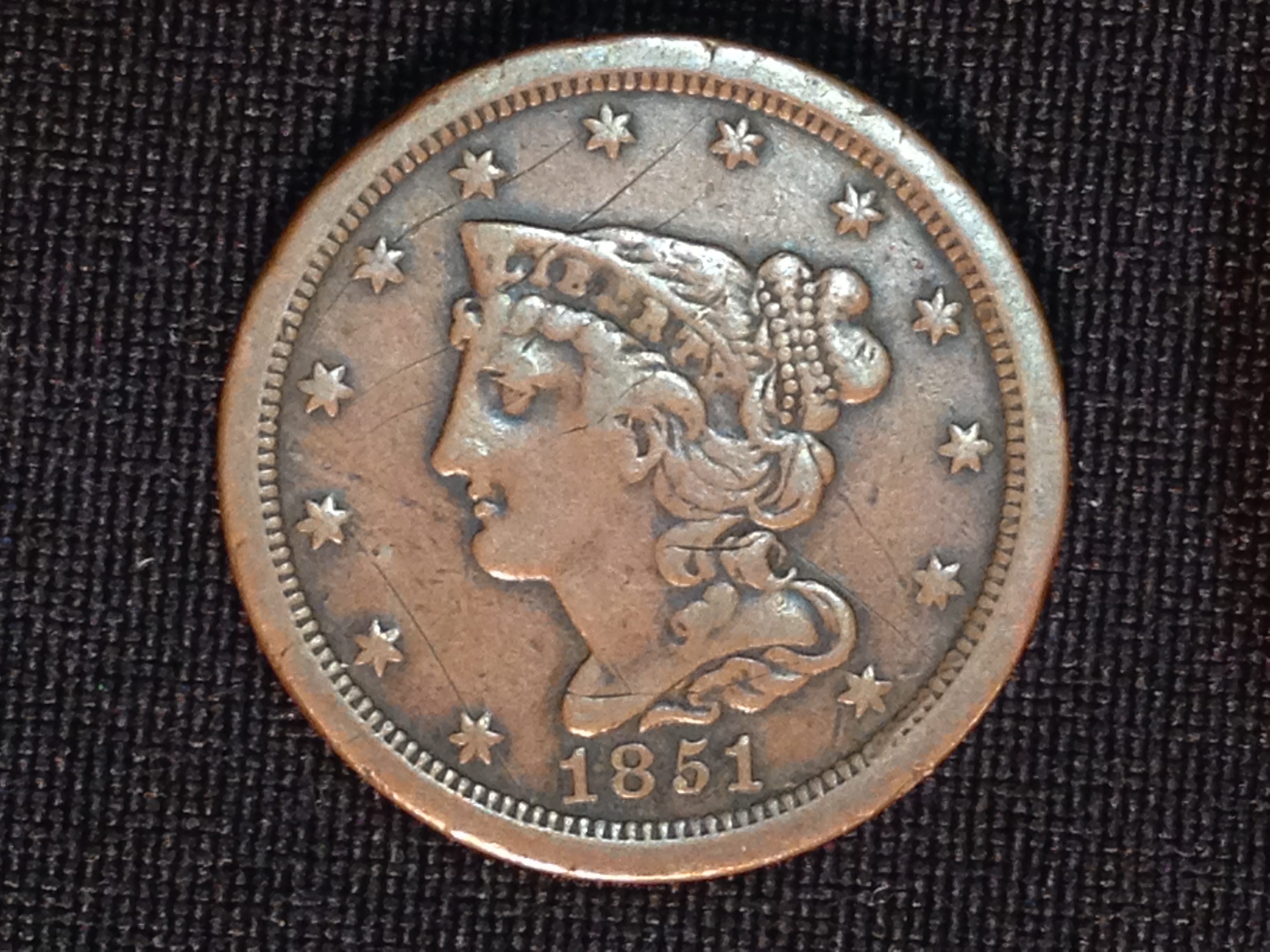 1851 Half Cent VF Nashua Coins And Collectibles 1851-half-cent-vf-nashua-coins-and-collectibles